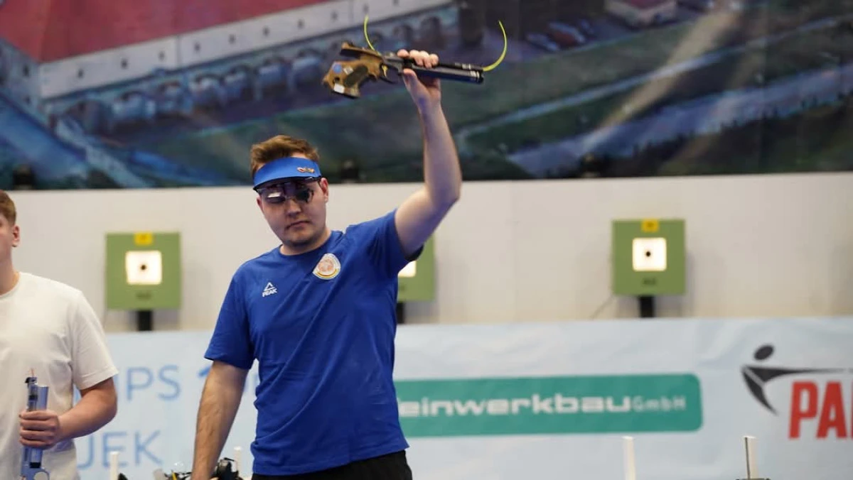 Pistolarul arădean Luca Joldea este triplu medaliat european la juniori ...